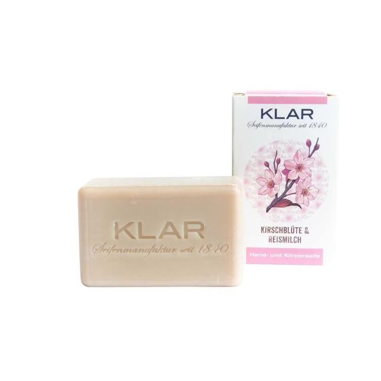 Klar cherry blossom & rice milk soap - Marisco Naturkosmetik